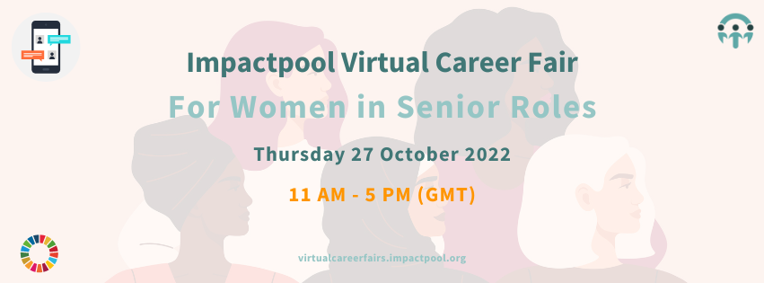 Championing Gender Parity - Impactpool Virtual Career Fair for Women in ...