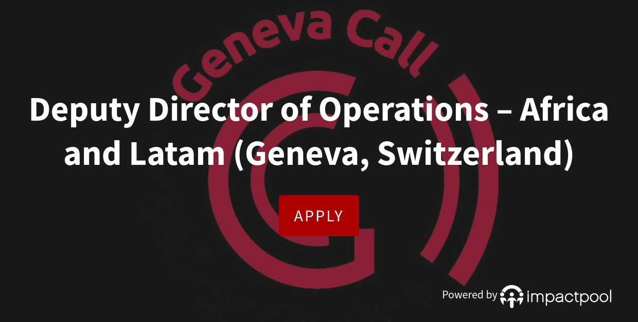Geneva Call Global Roster - Geneva Call