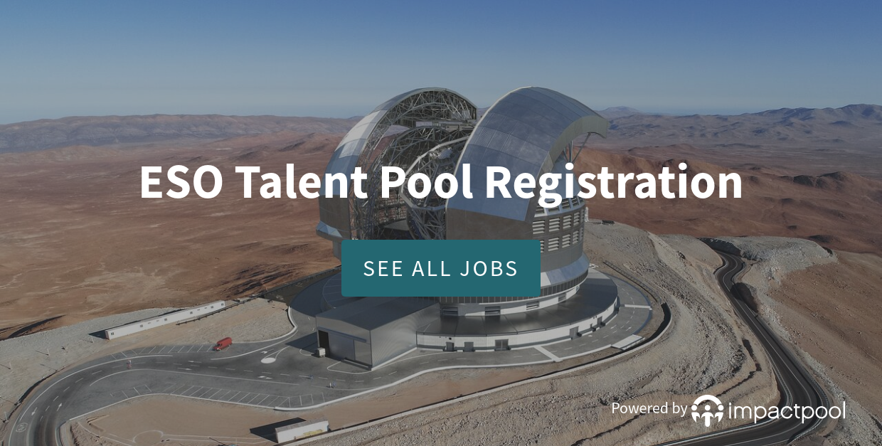 ESO Talent Pool Registration - European Southern Observatory