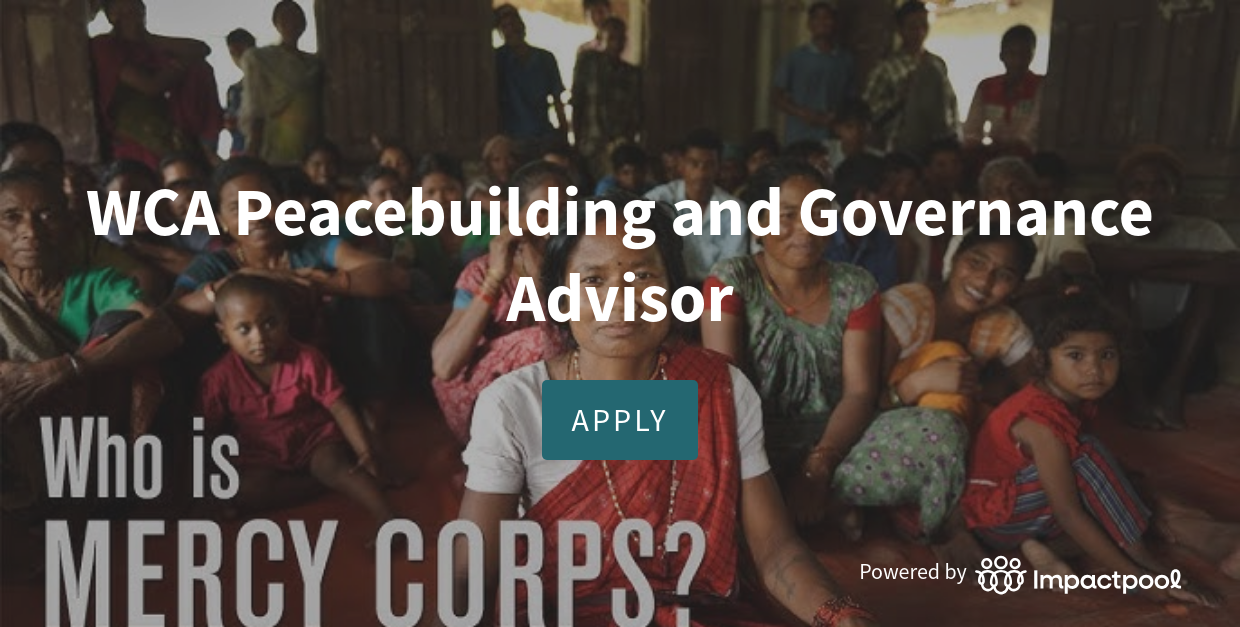 Career Site for MERCY CORPS - MERCY CORPS
