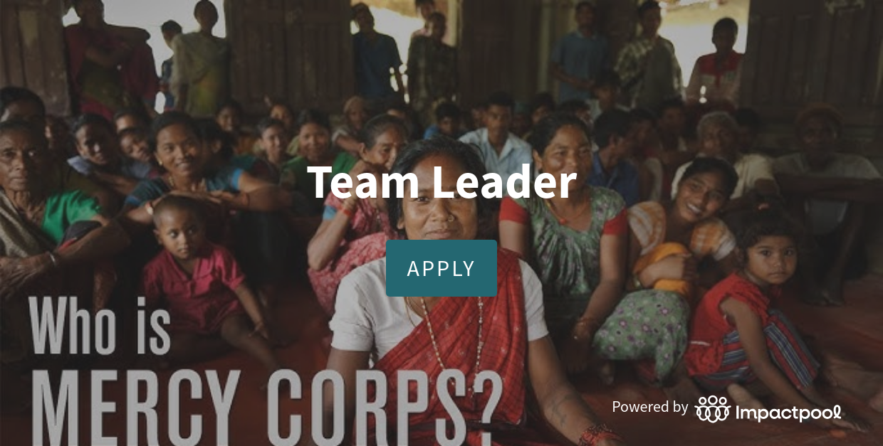 Career Site for MERCY CORPS - MERCY CORPS