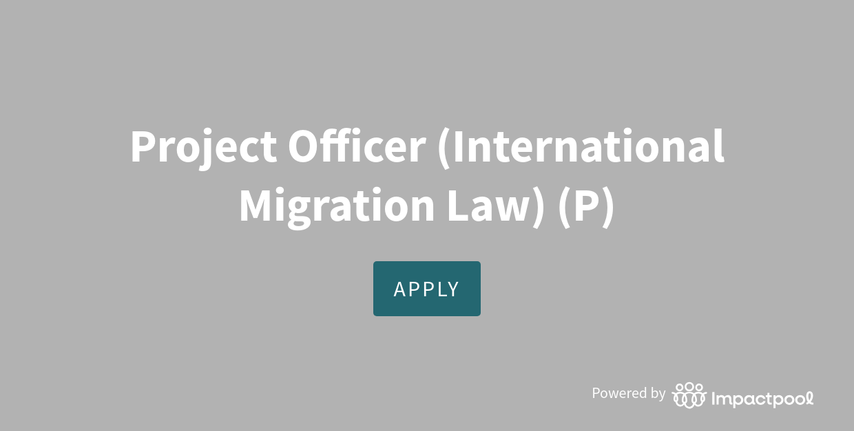 Career Site for IOM - International Organization for Migration - IOM ...