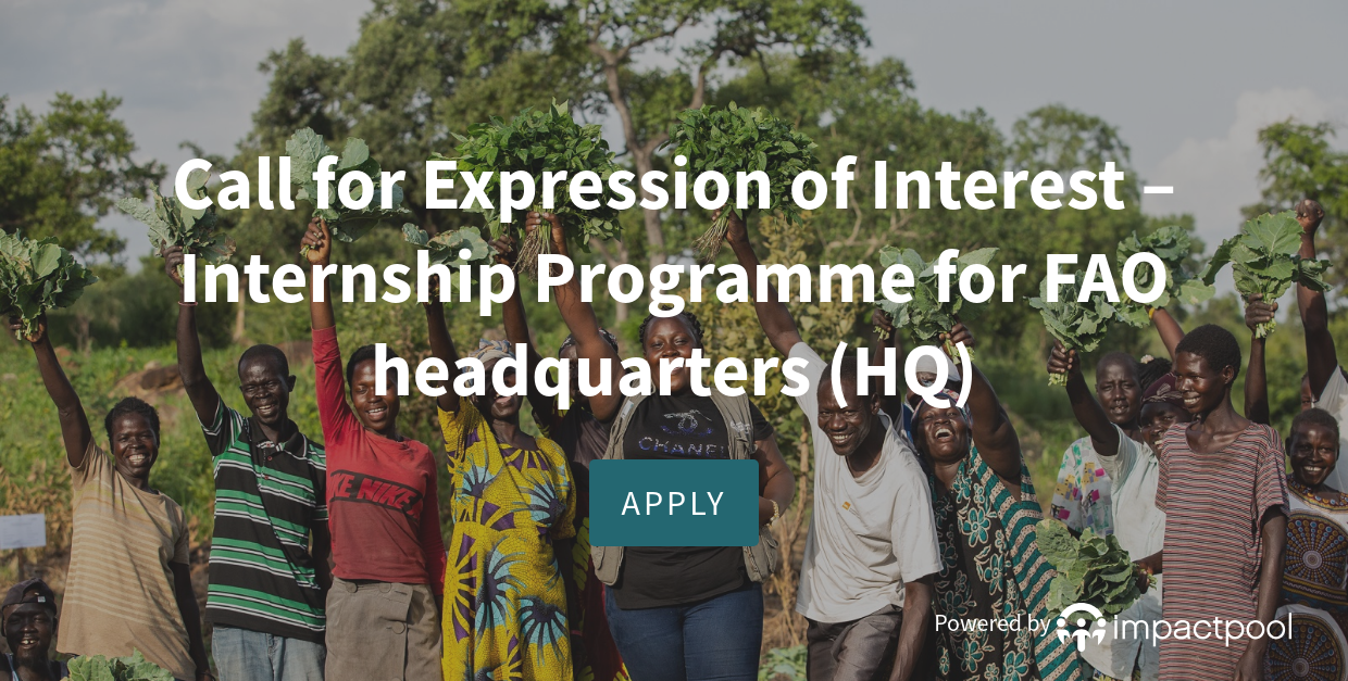 Career Site for FAO - Food and Agriculture Organization of the United ...